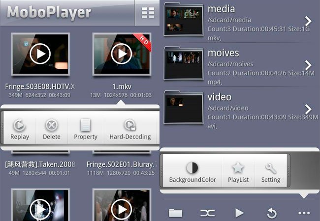 Mobo Player, un reproductor de vídeo muy versátil