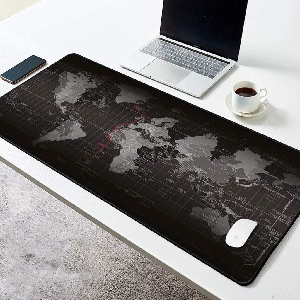 Mousepad extra grande con diseño de mapamundi por solo 150 pesos en ...