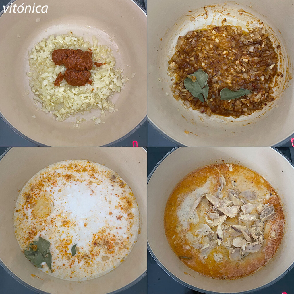 Curry rojo de pollo: receta saludable de inspiración tailandesa