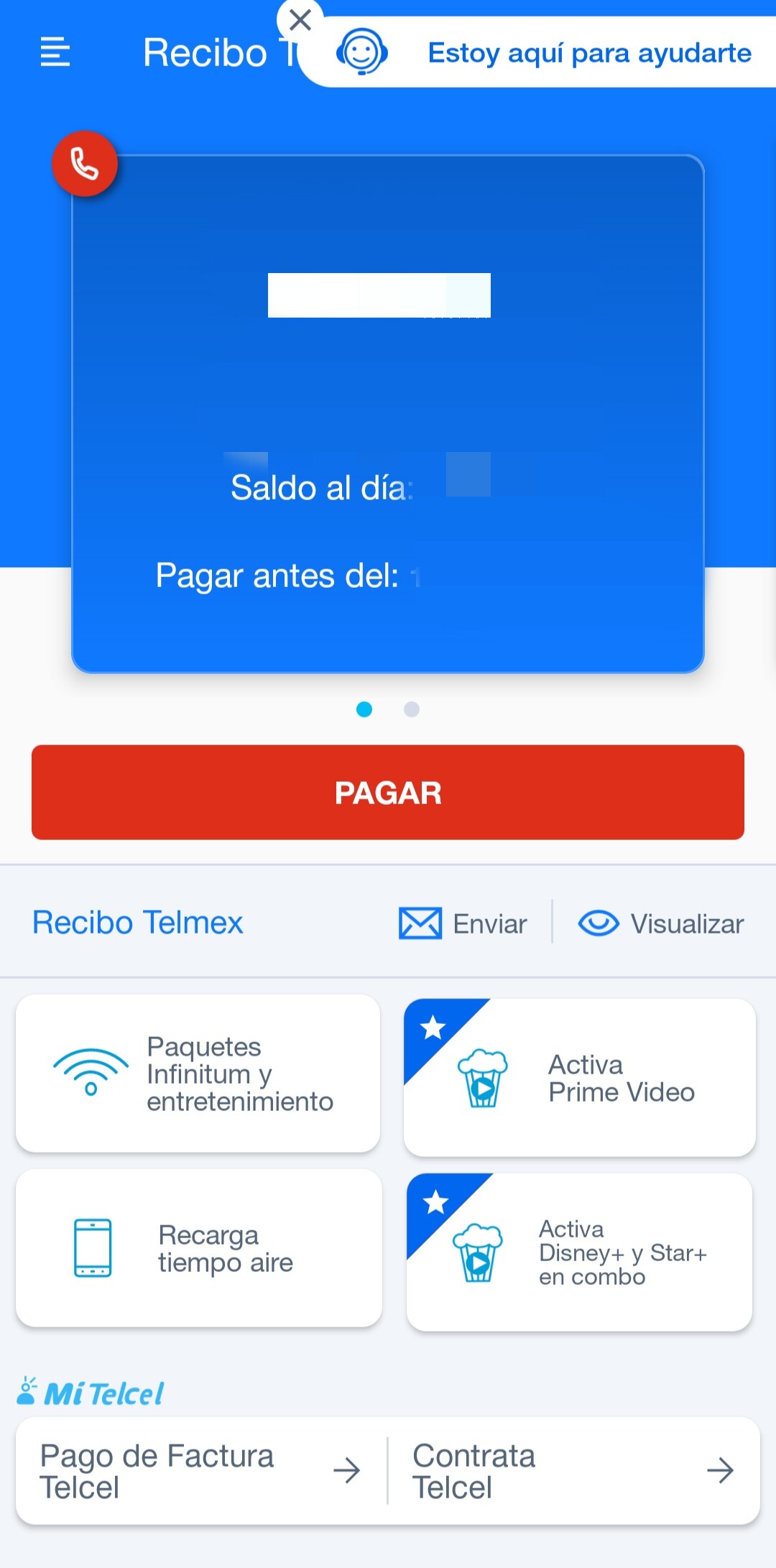 Cómo descargar y pagar mi recibo de Telmex en línea en México