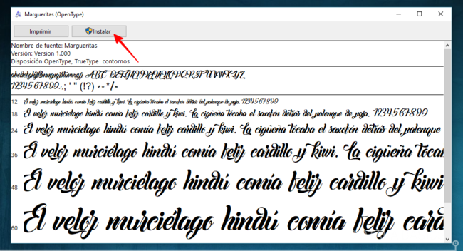 Cómo instalar nuevos tipos de letra en Windows Cómo instalar nuevos tipos de letra en Windows