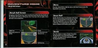 Metroid Prime: Hunters, manual escaneado