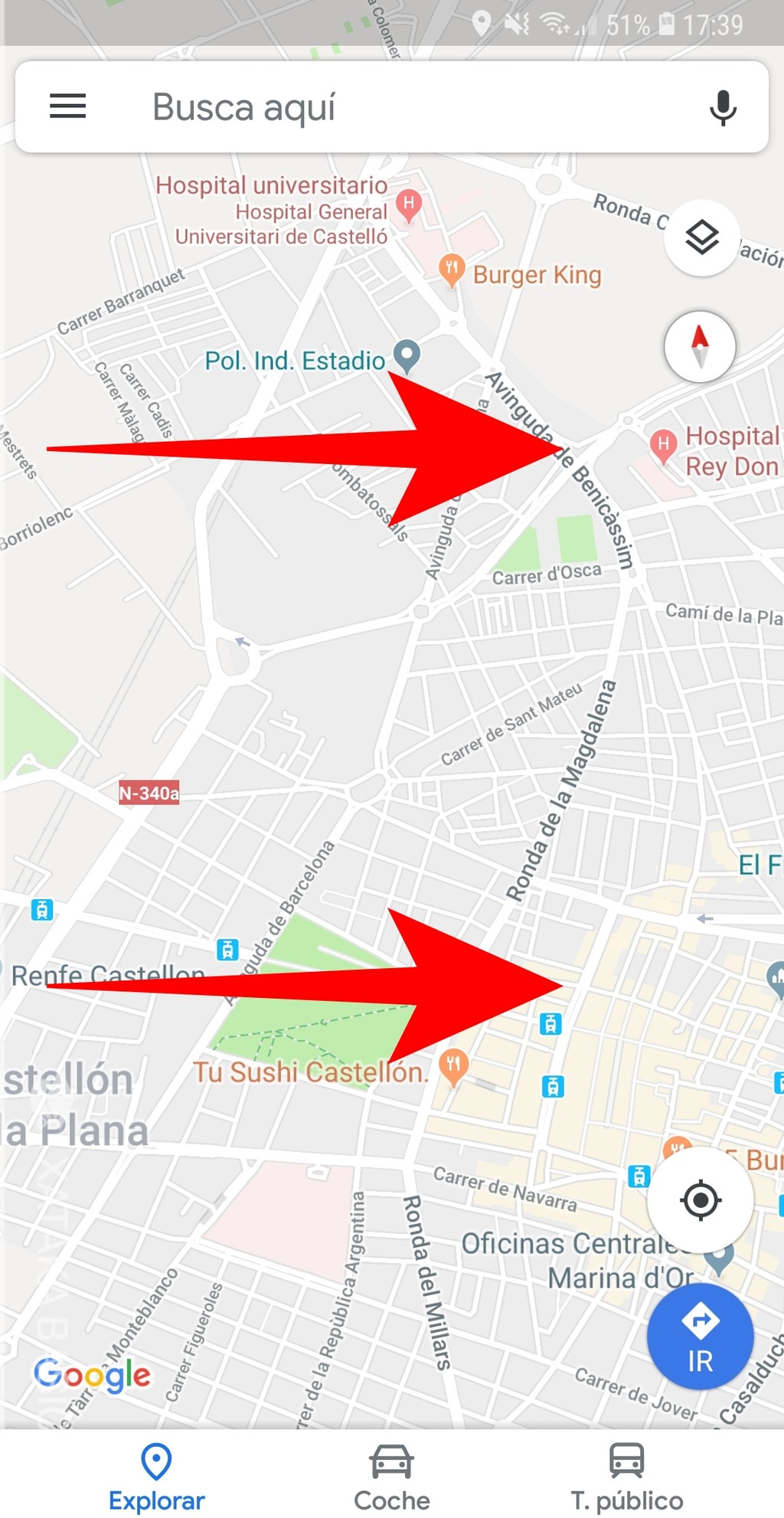 Cómo borrar el historial de búsquedas y de ubicaciones en Google Maps