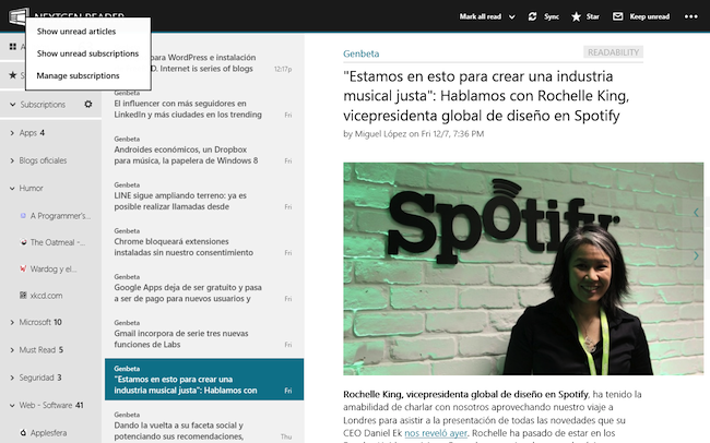 Cinco lectores de RSS para Windows 8