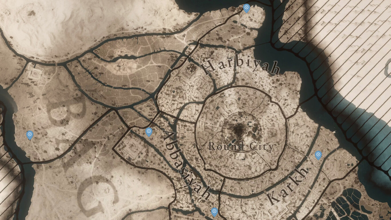 Mapa interactivo de Assassin's Creed Mirage, con todas las ubicaciones ...