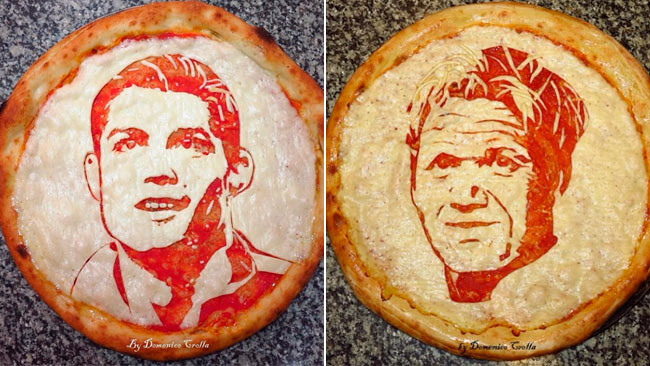 Domenico Crolla y sus "famosas" pizzas