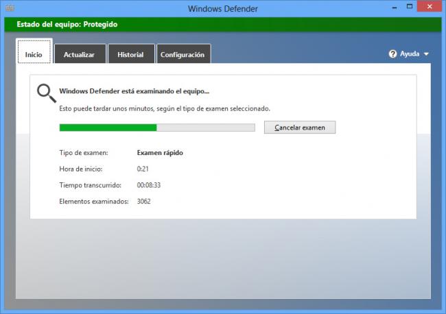 Tu equipo siempre seguro con Windows Defender para Windows 8