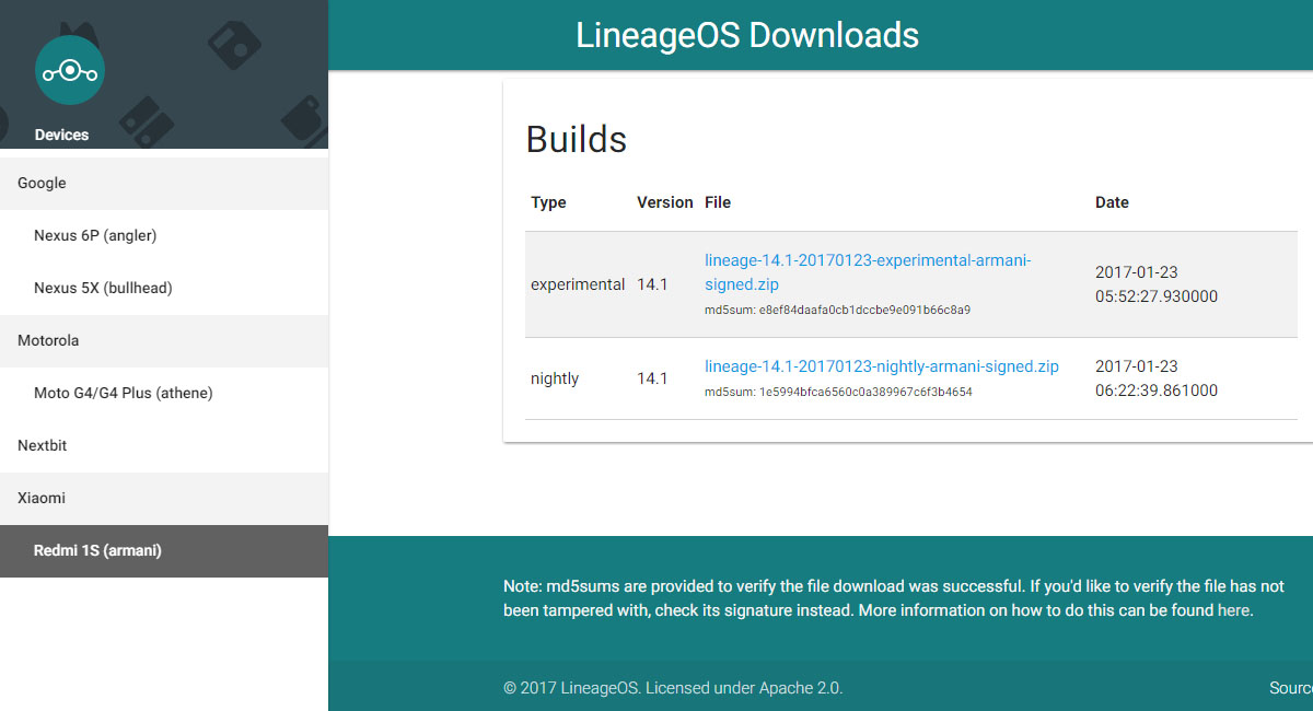 Ya puedes descargar las primeras ROM de LineageOS oficiales