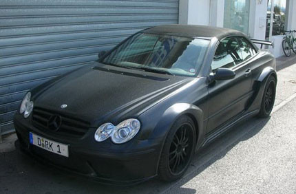 Más negro mate, Mercedes-Benz CLK 63 AMG DTM Cabrio