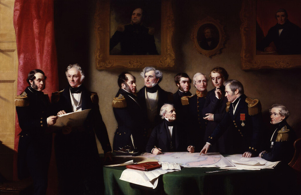 En 1845 la expedición de John Franklin zarpó en busca del paso del ...
