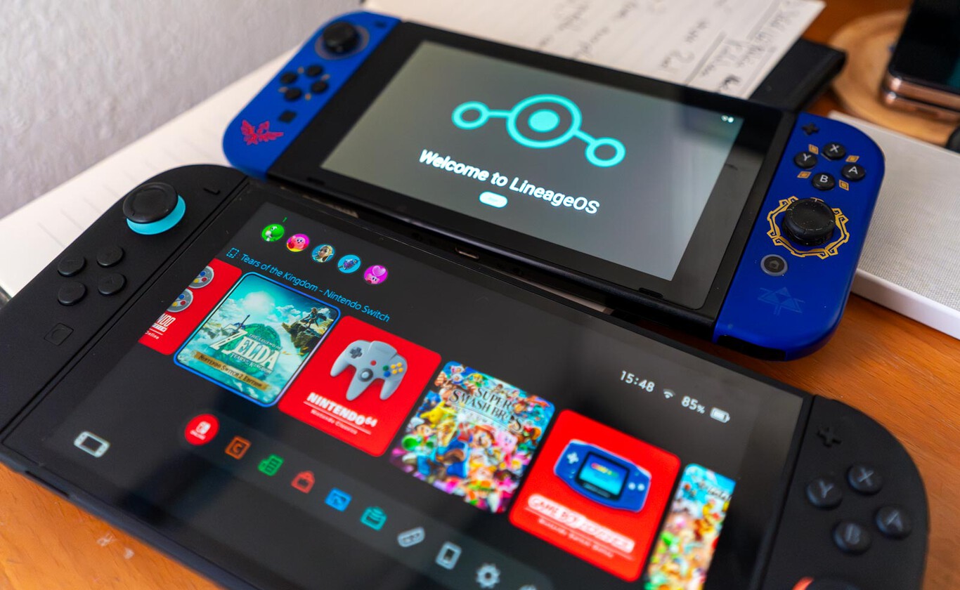 Tenía la Nintendo Switch en un cajón y decidí instalarle Android. Todo gracias a una ROM