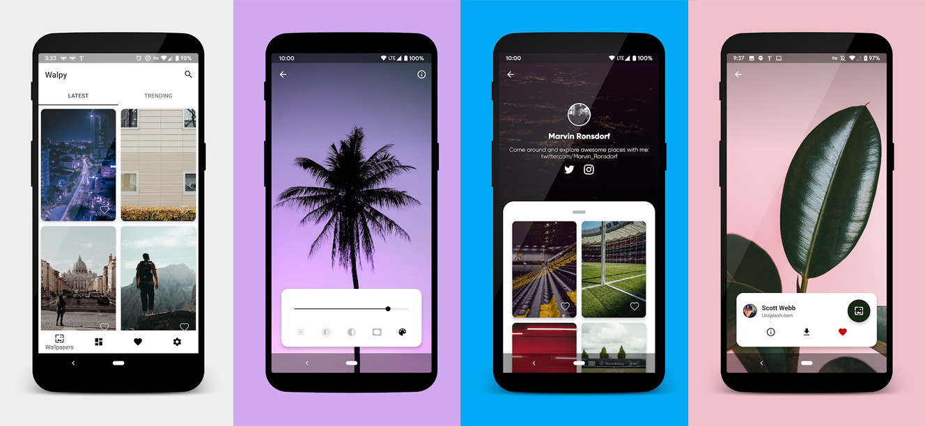 Las mejores apps Android para descargar fondos de pantalla gratis en tu ...