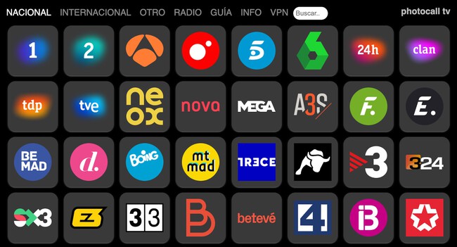 Photocall TV, más de 1000 canales gratis en tu móvil y Android TV sin ...