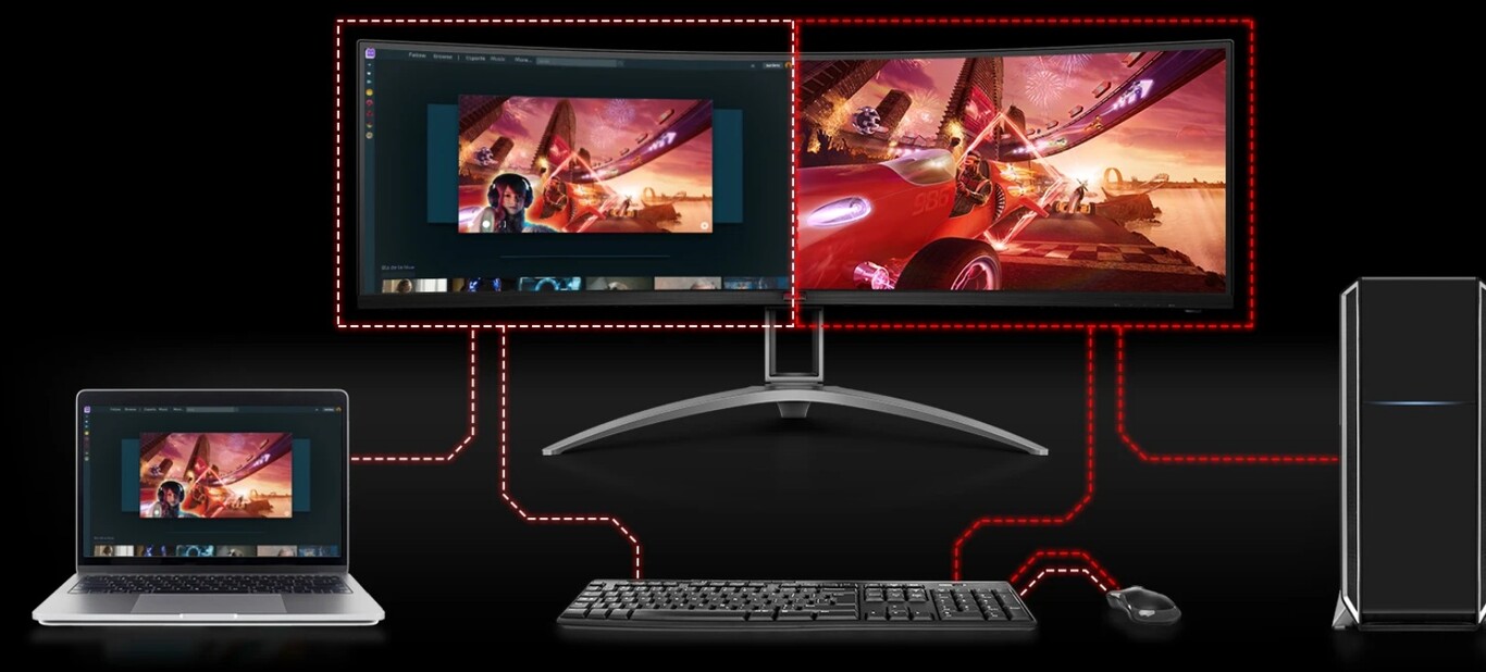 AOC trae a Europa el AGON AG493UCX, su enorme monitor curvo de 49 ...