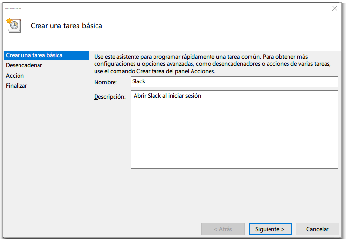 Cómo programar tareas en Windows 10