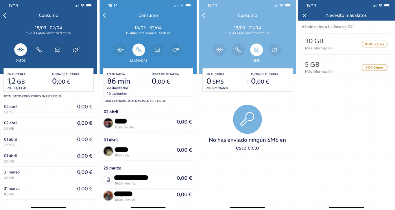 Mi O2: cómo ver la factura, saber cuántos gigas te quedan y todo lo que ...