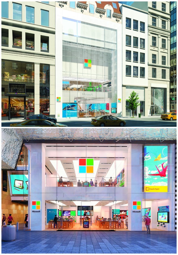 La "tienda insignia" de Microsoft en Quinta Avenida abrirá sus puertas el 26 de octubre