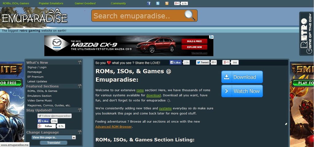 Tras 18 años, EmuParadise, uno de los sitios más importantes de ROMs y ...