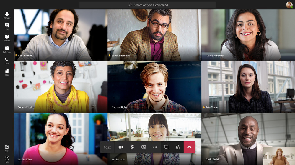 Microsoft Teams Ya Permite Celebrar Videollamadas Con Hasta Nueve Participante De Forma Simult nea