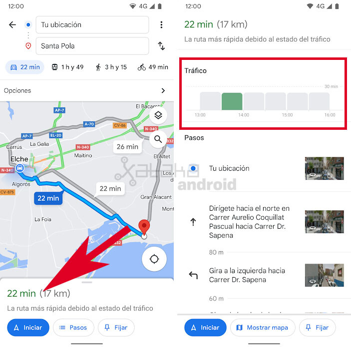 Nueve trucos y consejos para planificar tus trayectos con Google Maps ...