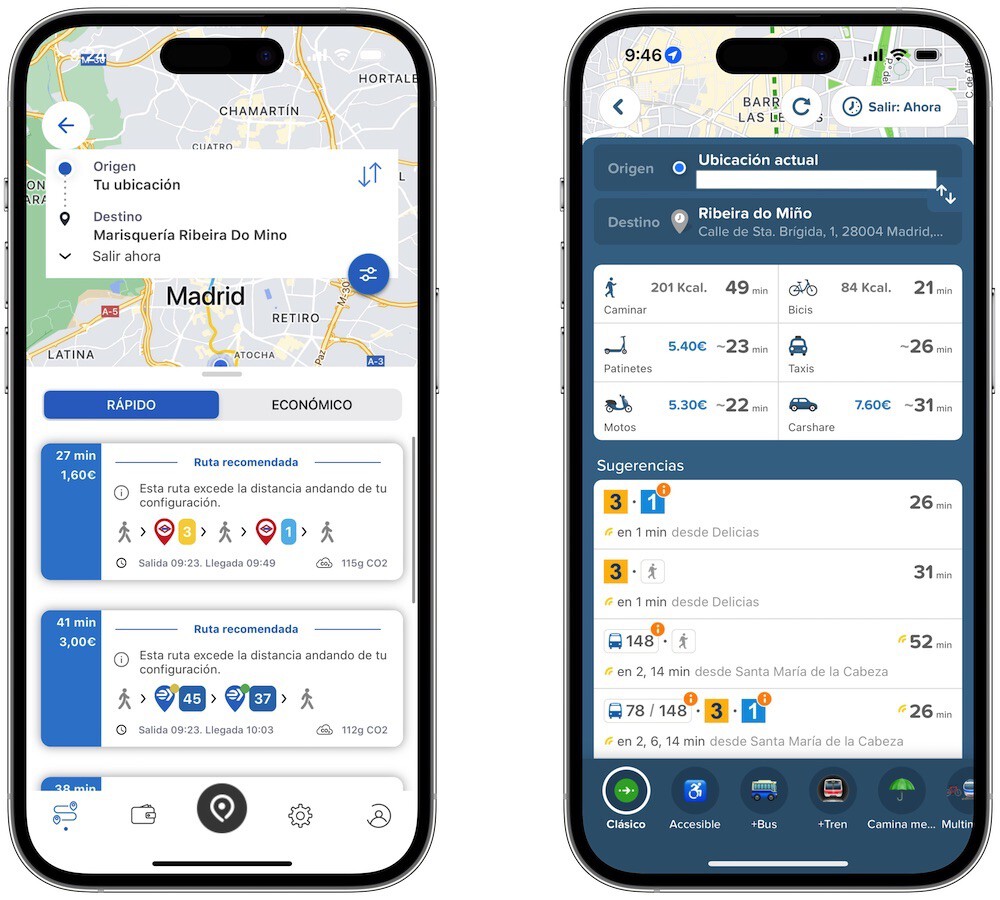 He probado la app de movilidad oficial de Madrid: la prefiero a Google ...