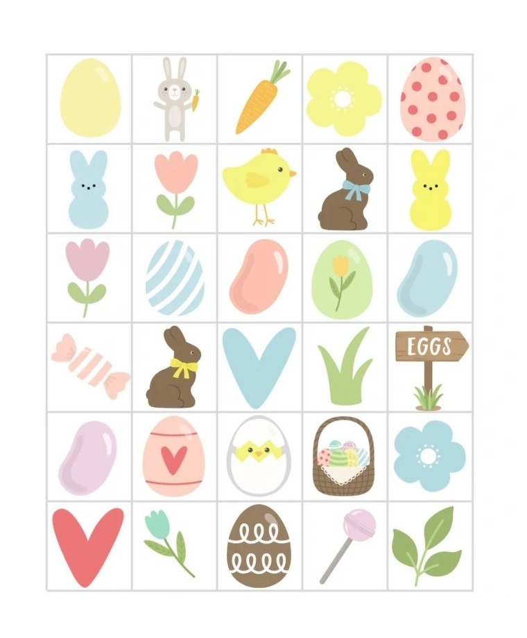 La búsqueda del tesoro con huevos de Pascua y otros seis juegos para ...