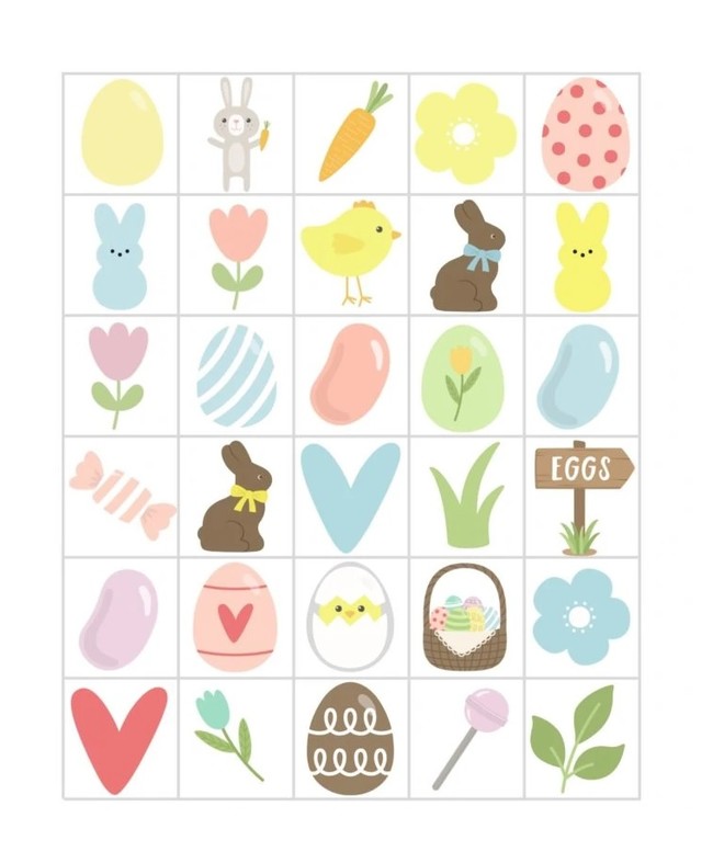 La búsqueda del tesoro con huevos de Pascua y otros seis juegos con ...