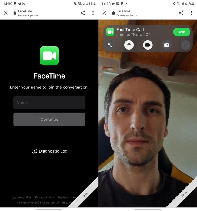 Cómo usar FaceTime en el navegador para compartir llamadas con Android ...