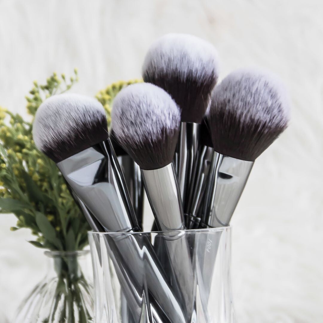 11 brocha para la base maquillaje