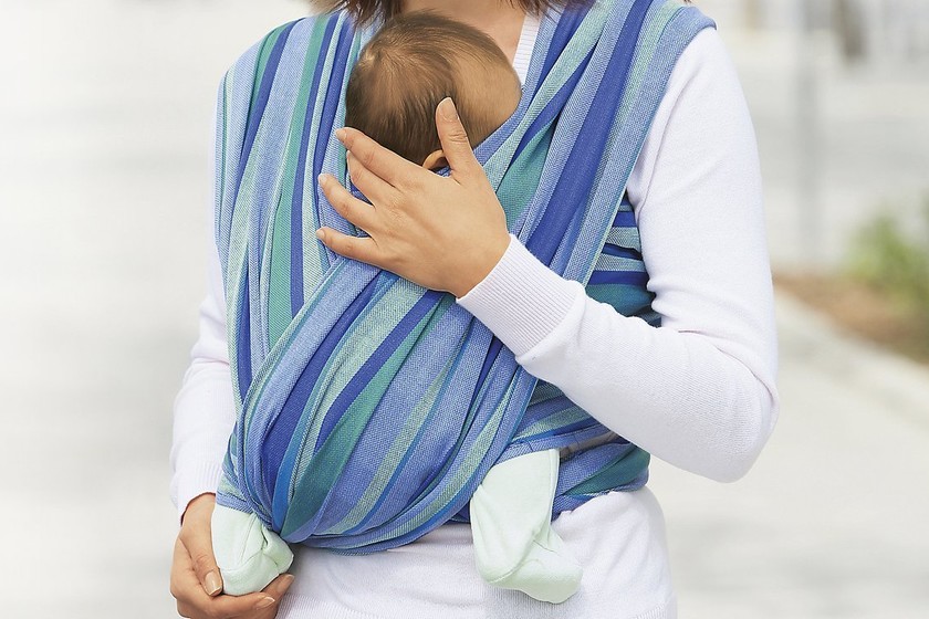 Guía de portabebés de tela