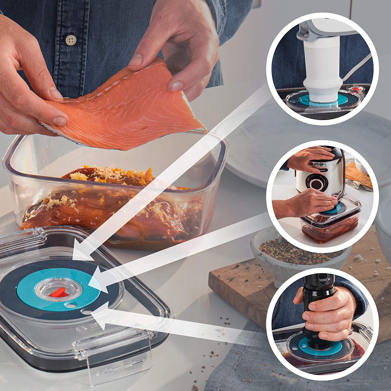 Cinco tuppers ideales para envasar al vacío y que nuestros platos se ...