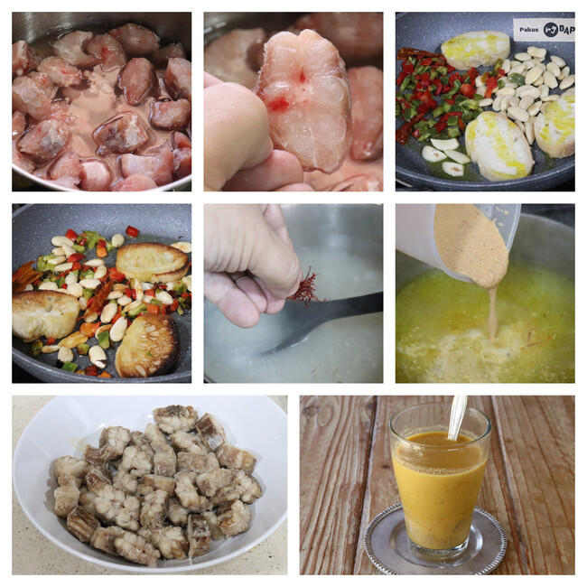 Caldillo de pintarroja receta tradicional malagueña elaborado con un ...