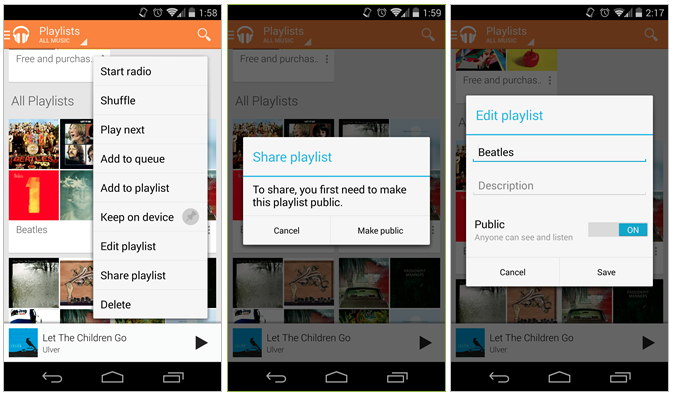 Google Play Music se actualiza con edición de listas de reproducción y ...