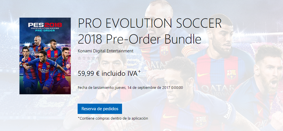 PES 2018 tiene fecha, llegará con modo cooperativo online y se puede ...