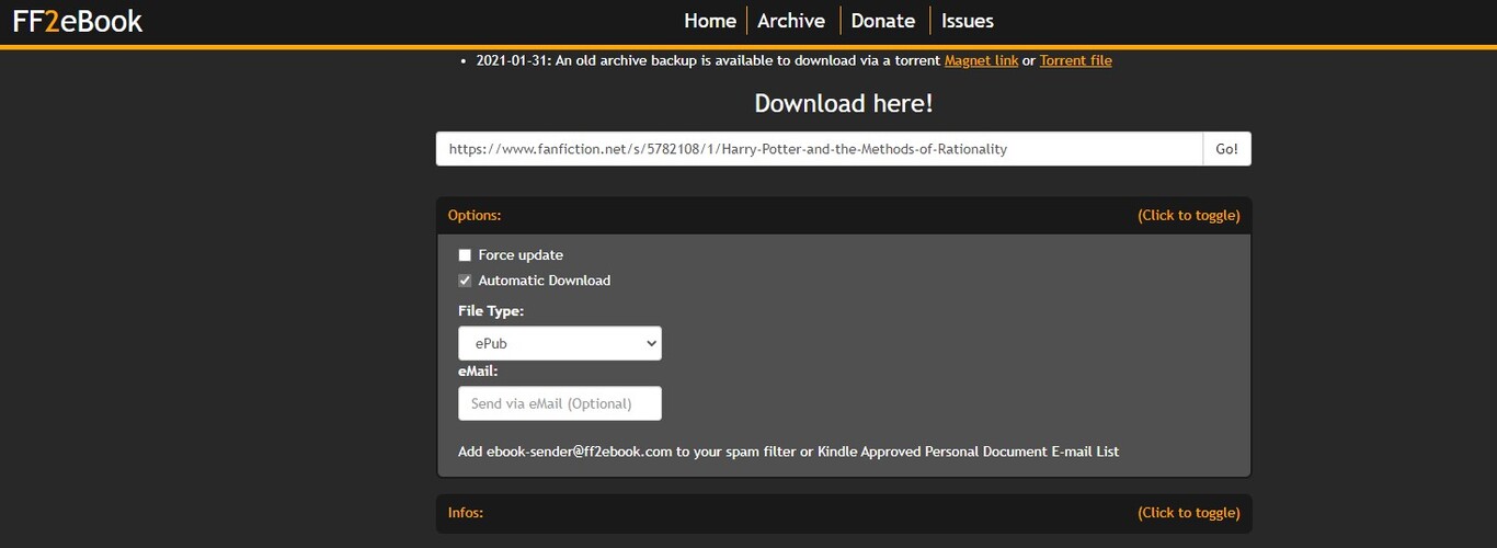 Las seis mejores herramientas para descargar fanfictions en formato e-book