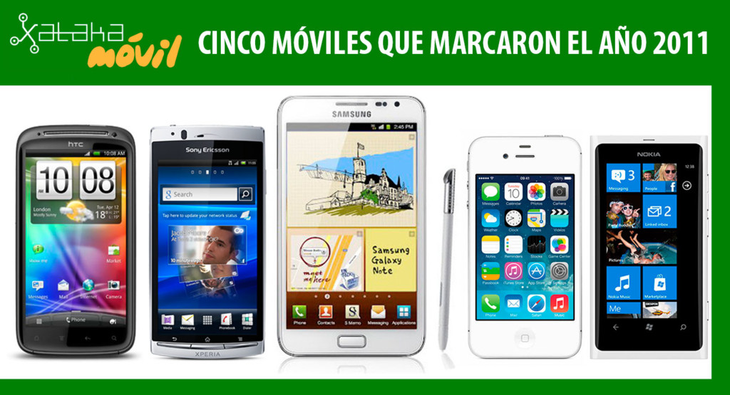 Cinco móviles que marcaron el año 2011