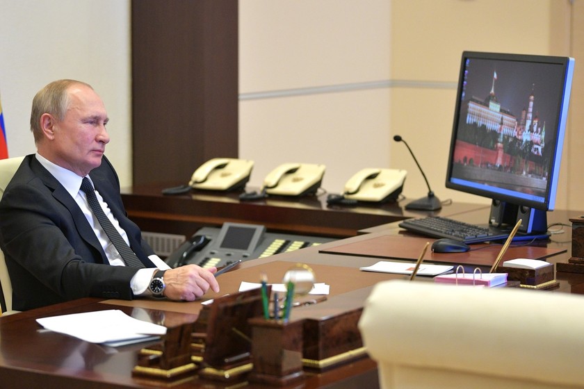 El presidente ruso Vladimir Putin sigue utilizando Windows XP, con ...