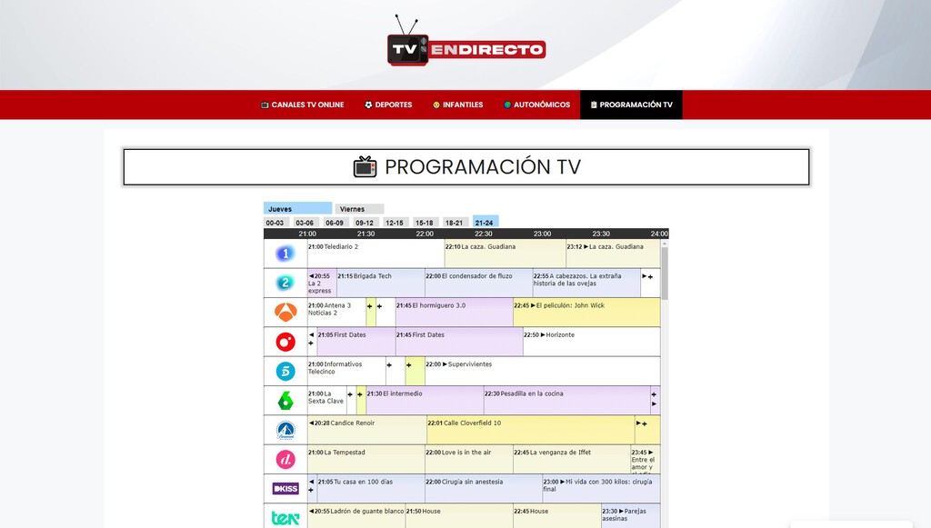 Esta web te permite ver hasta 65 canales de la TDT gratis y sin la ...