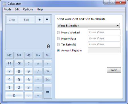 Mejoras en la calculadora de Windows 7