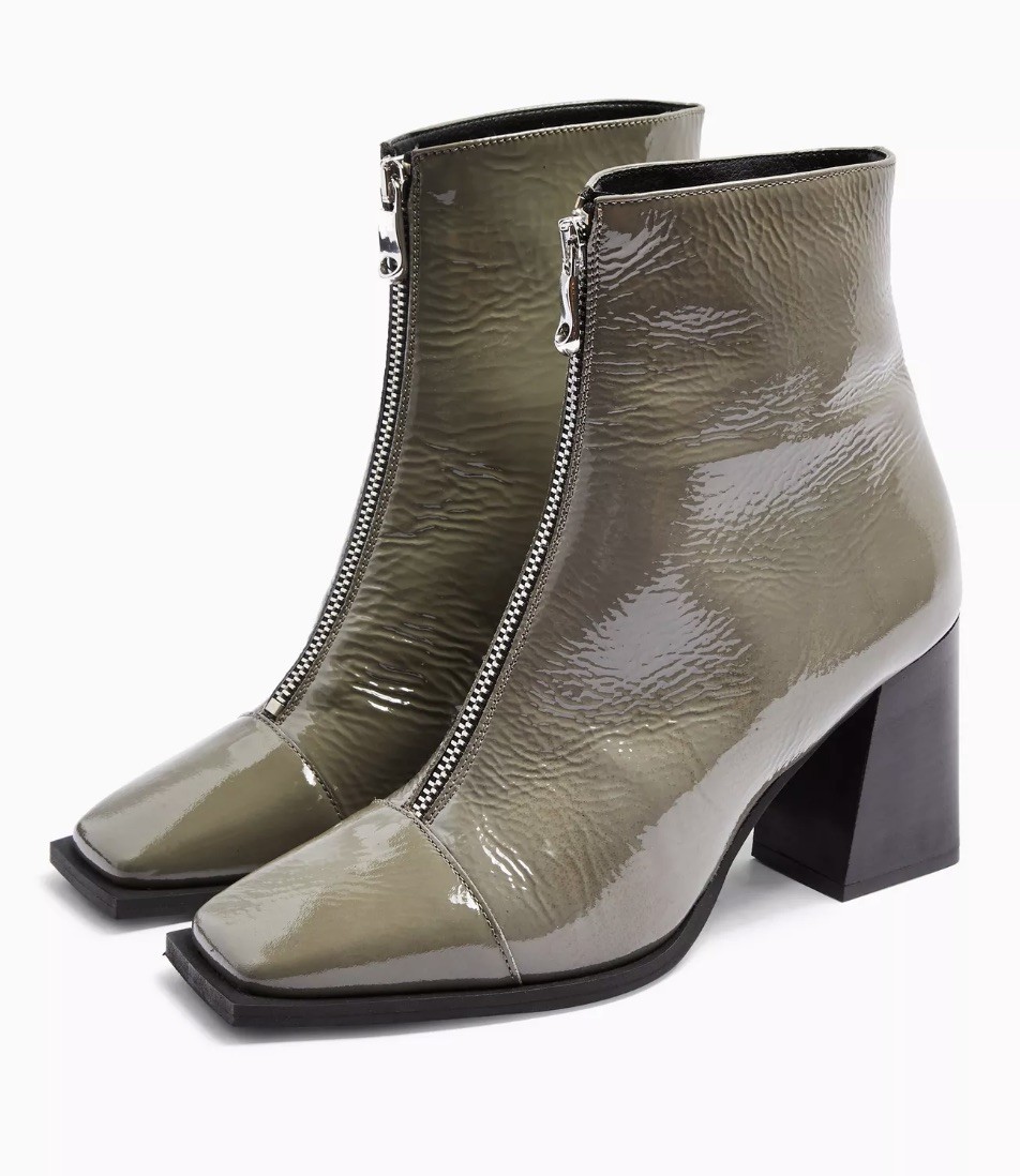 Los zapatos de punta cuadrada prometen invadir el street style. Siete ...