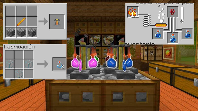 Alquimia en Minecraft: lista de todas las pociones y sus recetas para ...