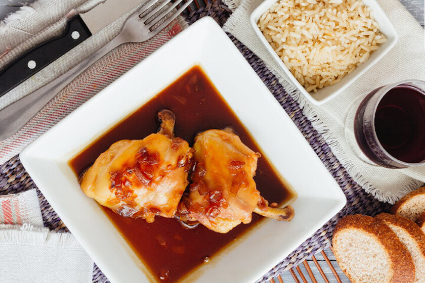 Pollo marinado con miel y salsa de soya. Receta fácil para cualquier ...