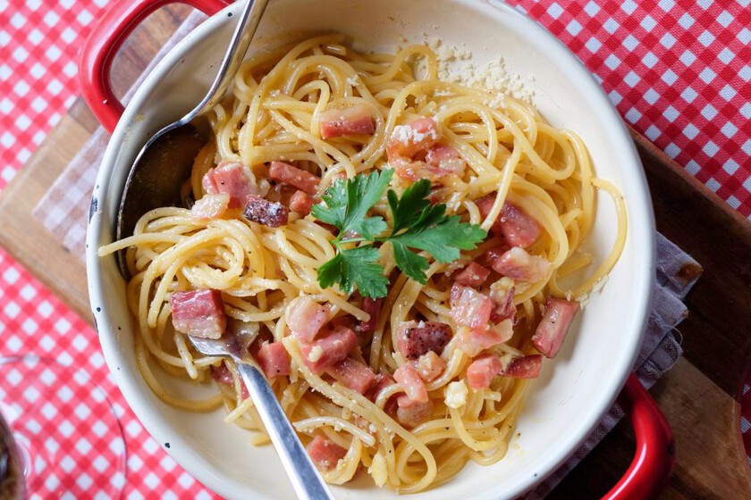 Cómo hacer espagueti blanco con jamón: receta infalible para hacer con ...