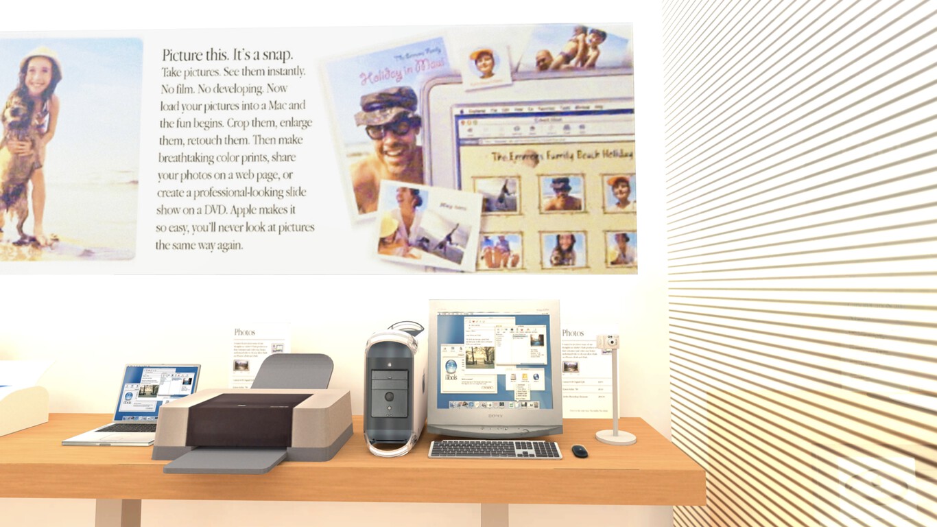 Los momentos en las Apple Store y la máquina del tiempo