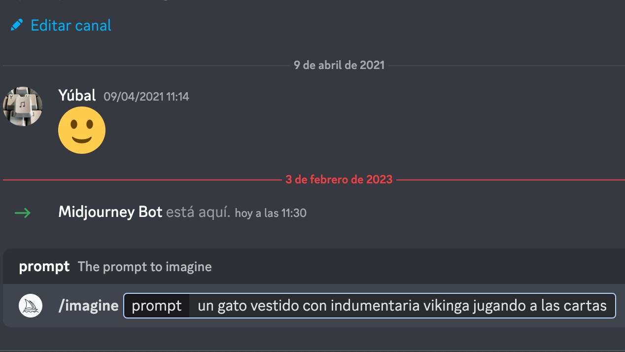 Cómo tener Midjourney en tu servidor de Discord