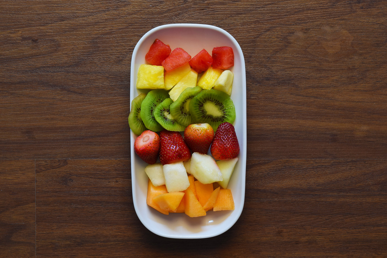 Buffet de desayuno del hotel en vacaciones: consigue un plato saludable