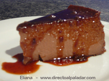 Quesillo de chocolate. Receta