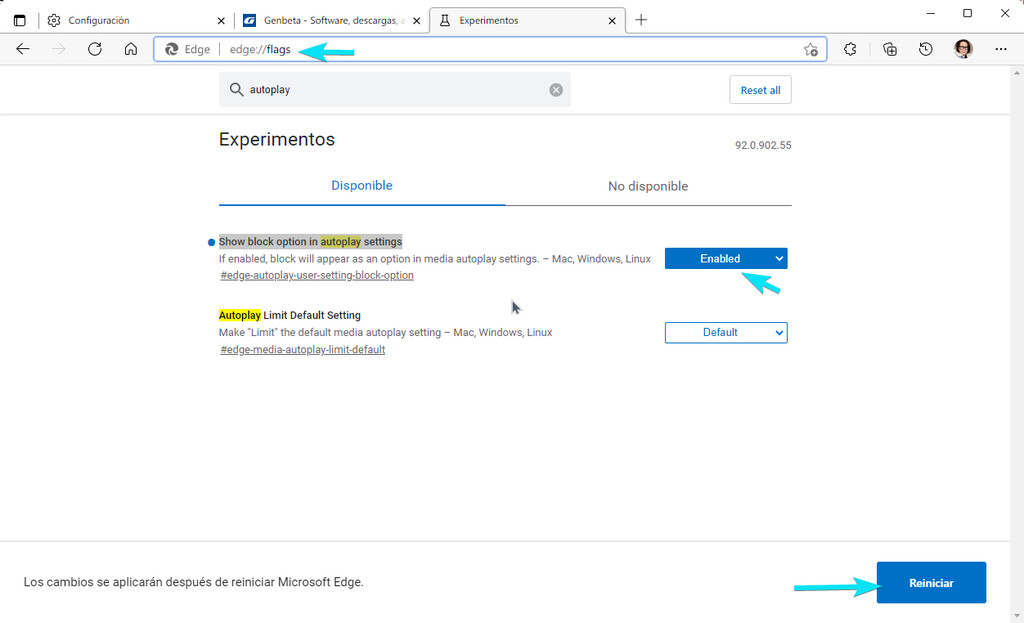 La nueva versión de Microsoft Edge limita los vídeos que se reproducen ...