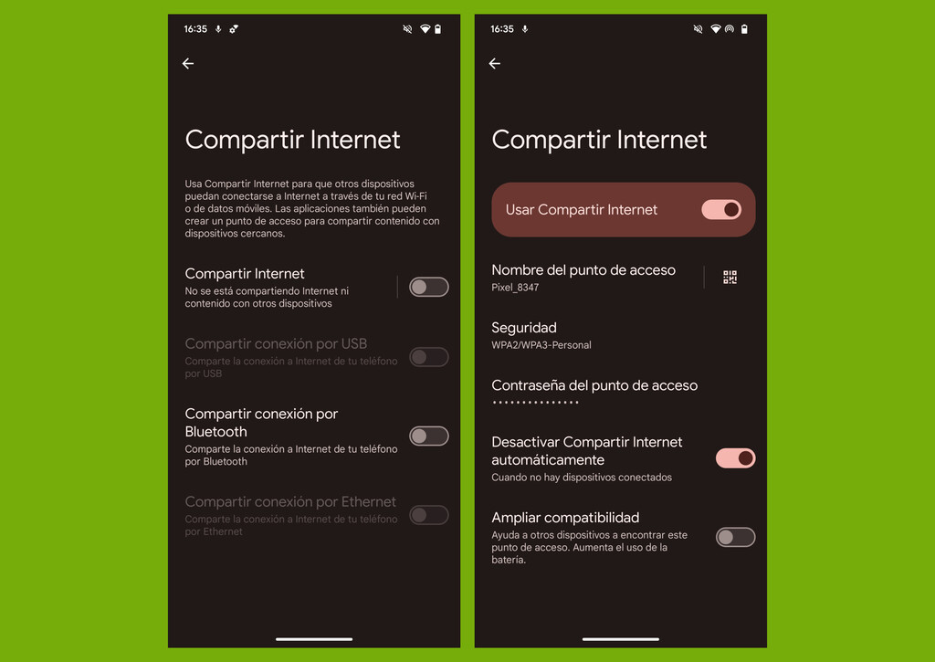Aprende a compartir la conexión a Internet de tu Android con otros ...