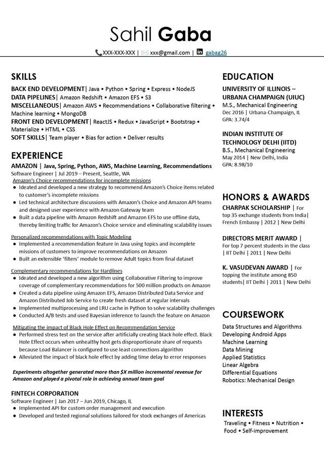 Con este CV, logró un empleo de 300.000 dólares en Google: estos son los cambios que haría para ...